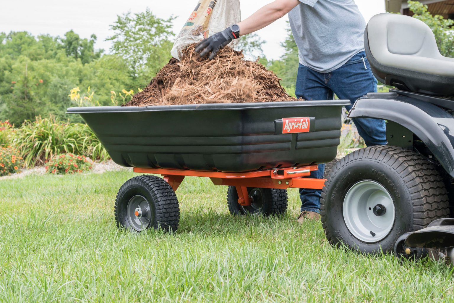 Agri-Fab 45-0552 12-Cu Ft Poly Cart - Discounttoday.net