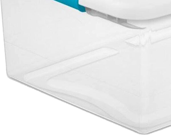 Sterilite Plastic 15 Quart Storage Box Container with Latching Lid, 24 ...