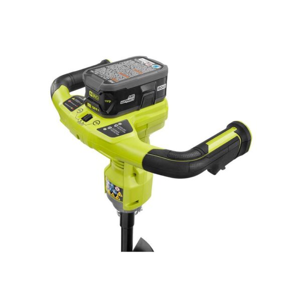 RYOBI P2930-4 ONE+ HP 18V Brushless Cordless Earth Auger with 4 in. and ...