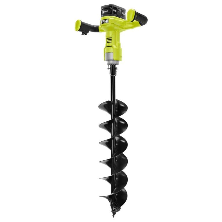 RYOBI P2930-4 ONE+ HP 18V Brushless Cordless Earth Auger with 4 in. and ...