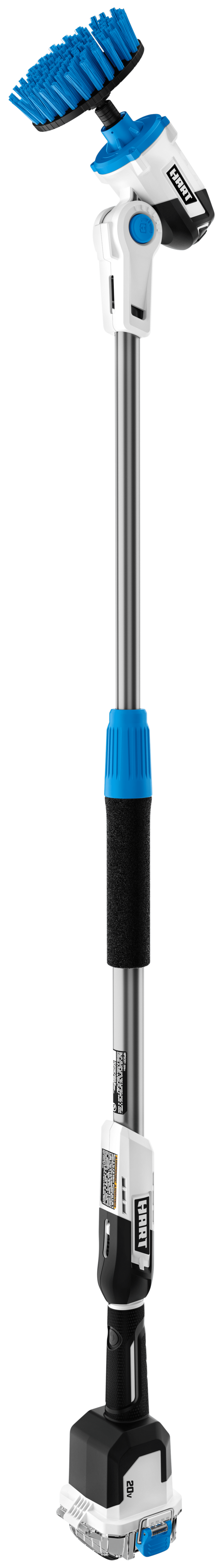 HART 20-Volt Telescoping Scrubber Kit (1) 20-Volt 1.5Ah Lithium-Ion ...