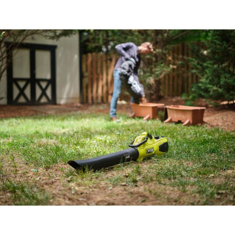 RYOBI RY404150 40V HP Brushless 100 MPH 600 CFM Cordless Leaf Blower ...
