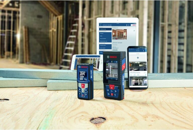 BOSCH GLM400C 400 Ft Blaze Outdoor Connected Laser Measure with Camera ...