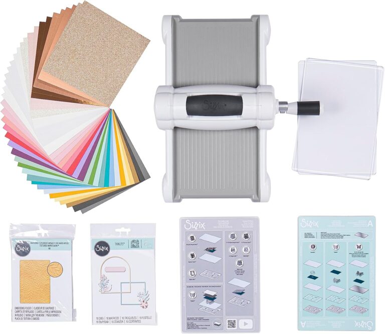 Sizzix Big Shot Starter Kit (6"), White/Grey - Discounttoday.net