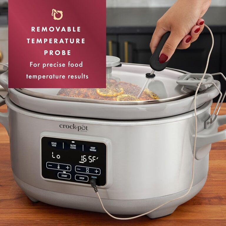 Crockpot Programmable 7-Quart Cook & Carry Slow Cooker with Sous Vide ...
