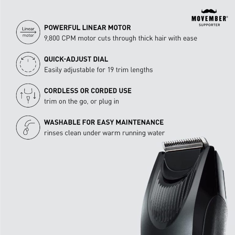 Panasonic Beard Trimmer for Men Cordless Precision Power, Hair Clipper ...