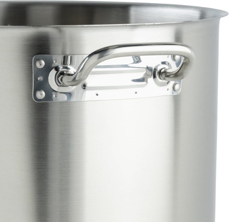 Winware SST-40 Stainless Steel 40 Quart Stock Pot with Cover ...