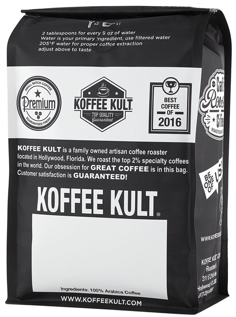 Koffee Kult Thunder Bolt Dark French Roast Whole Bean Coffee - Small ...