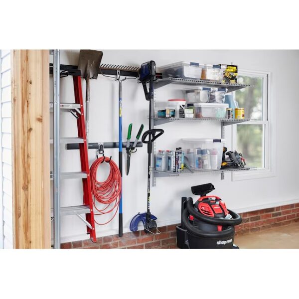 Rubbermaid 2064666 FastTrack Garage 16 -Piece 48-in Gray Steel ...